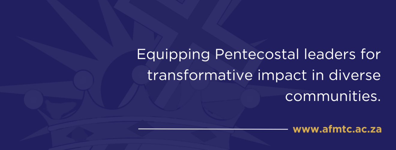 AFM THEOLOGICAL COLLEGE - The Apostolic Faith Mission of South Africa